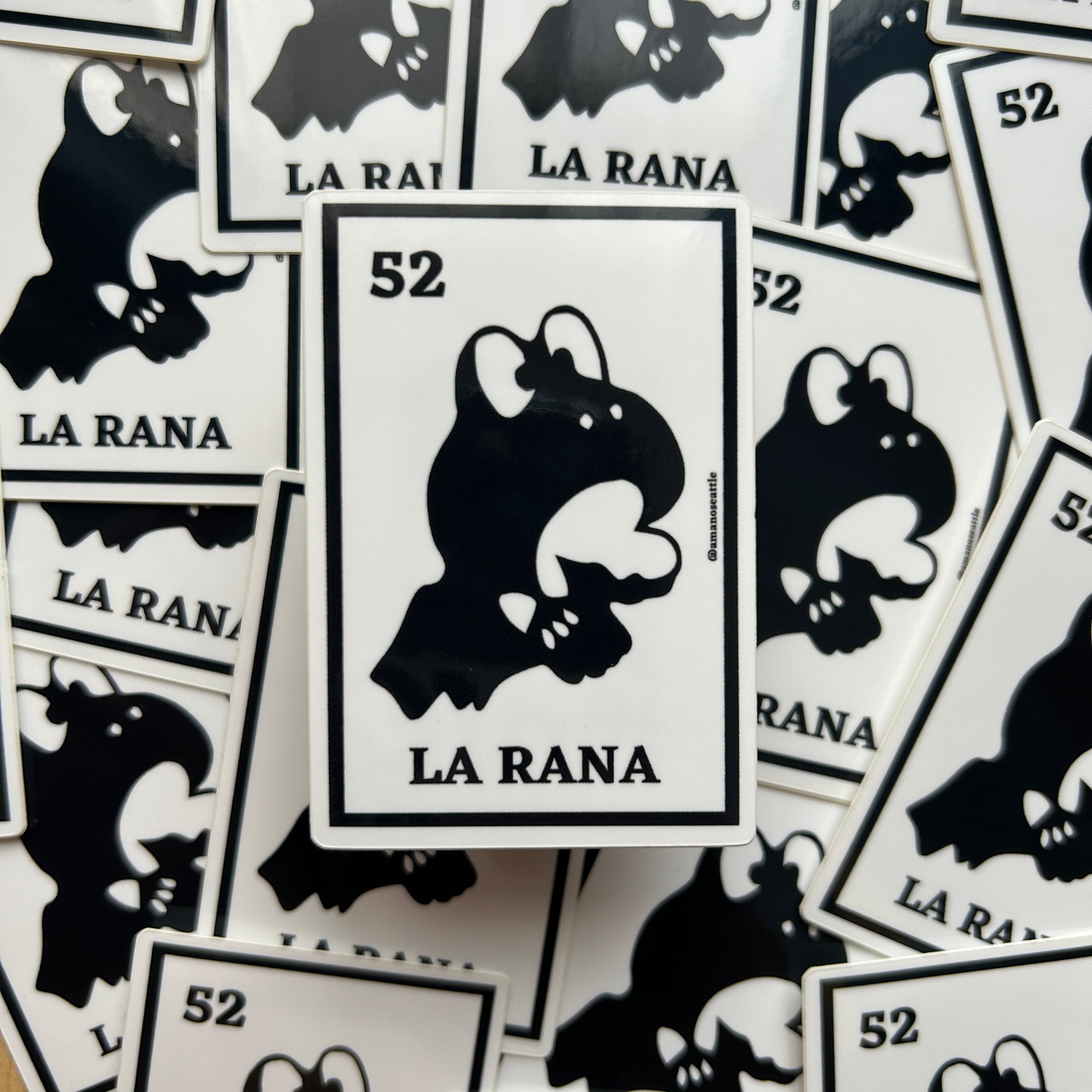 Super Mario La Rana Loteria sticker the frog | Amano Seattle